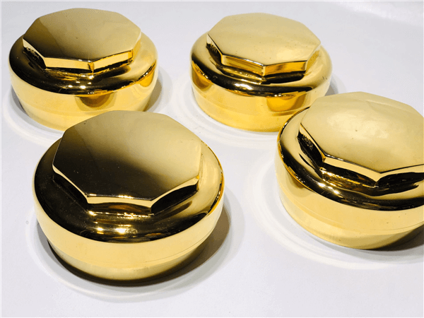Right Side Knock Off Hex Smooth Gold for Wire Wheel